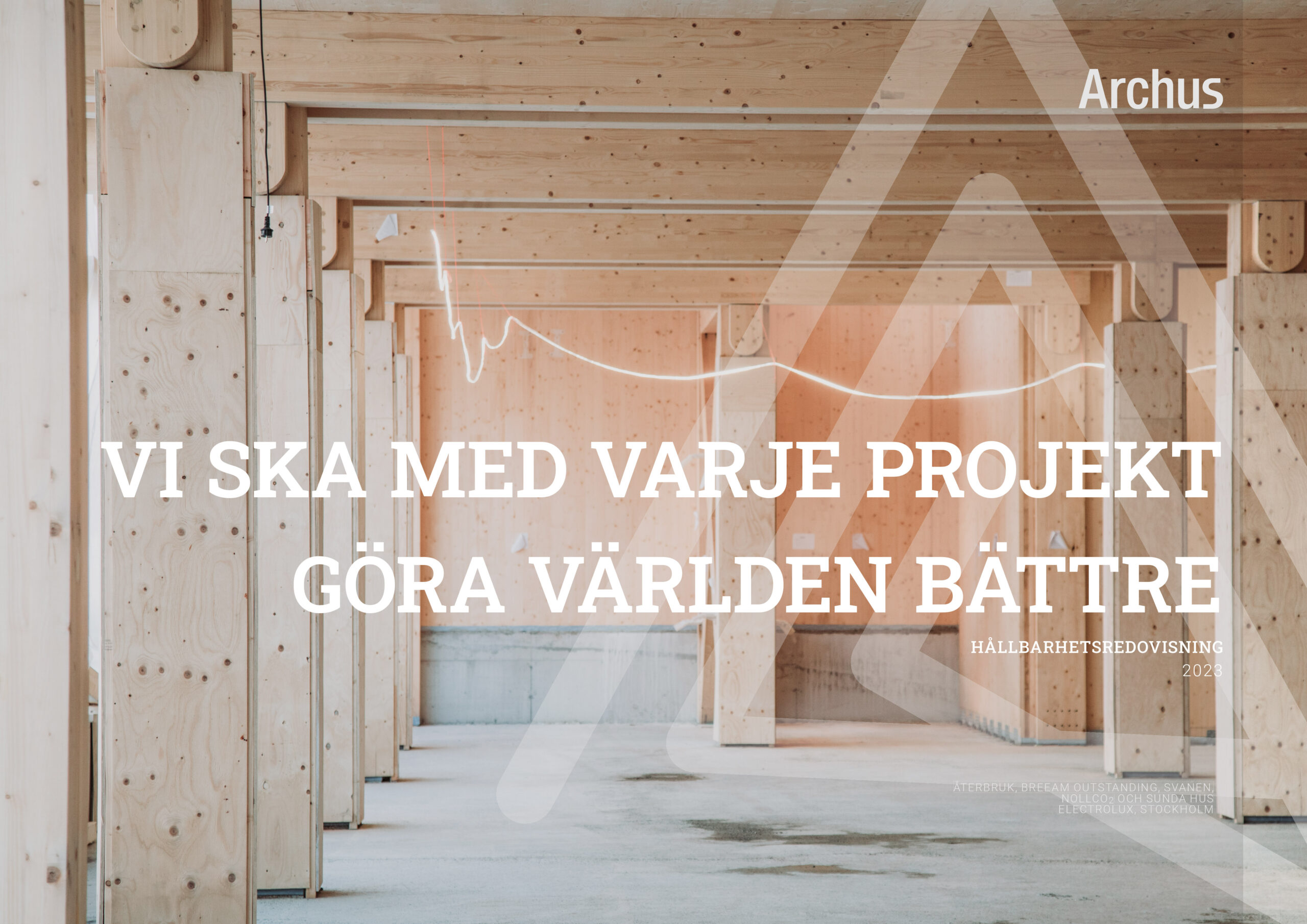 Idag publicerar Archus 2023 års hållbarhetsredovisning! – Archus